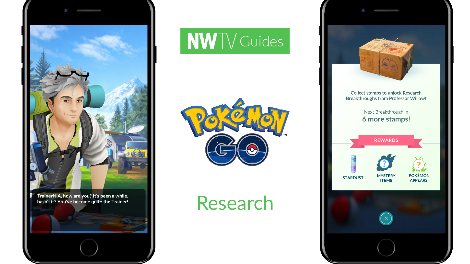 Pokémon GO Research-guide - NWTV