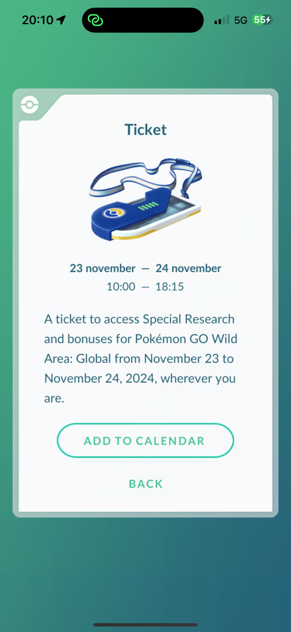Het Pokémon GO Wild Area Global-ticket is nu gratis te krijgen voor ...